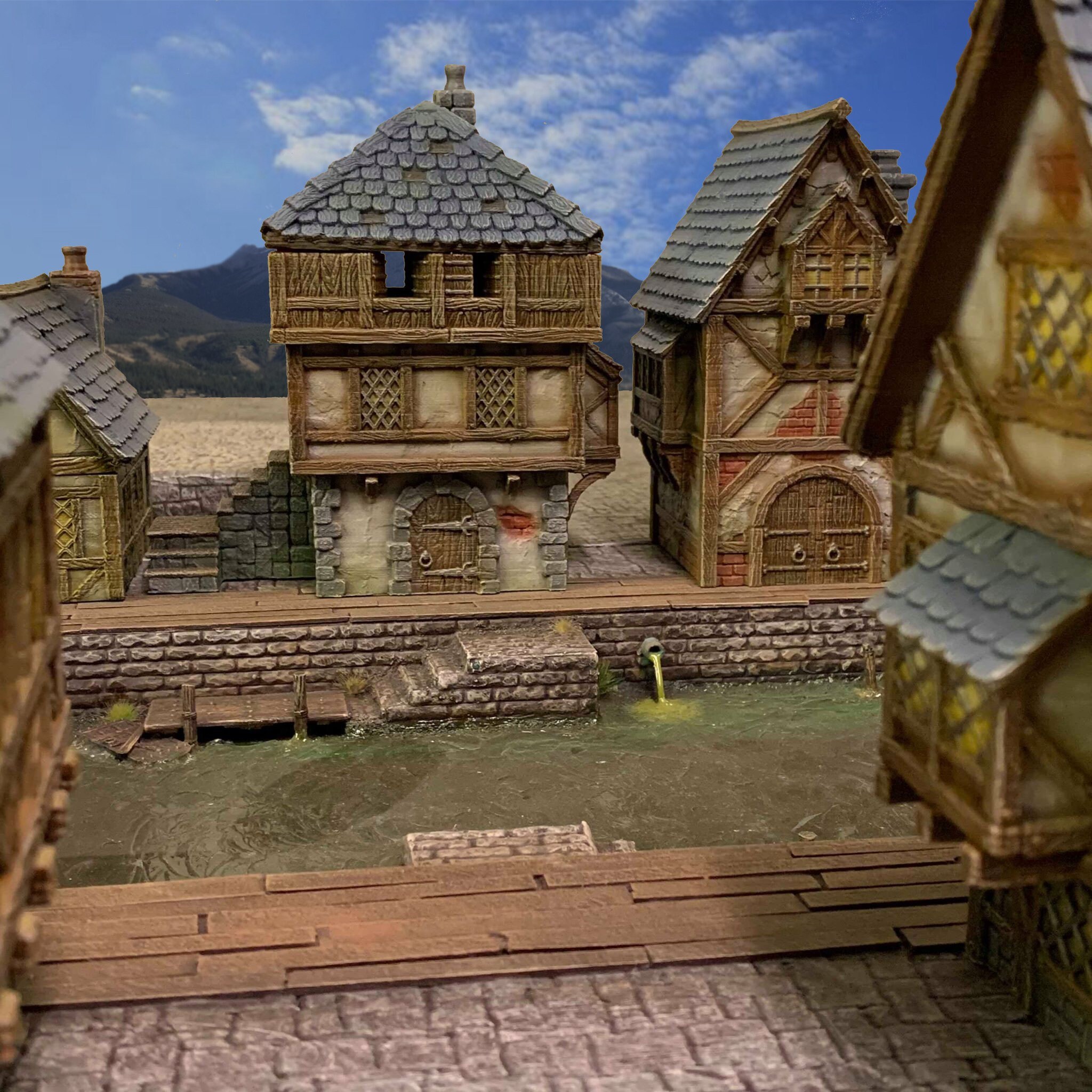 Easefare Carpenter's House Medieval Terrain 3D | Etsy