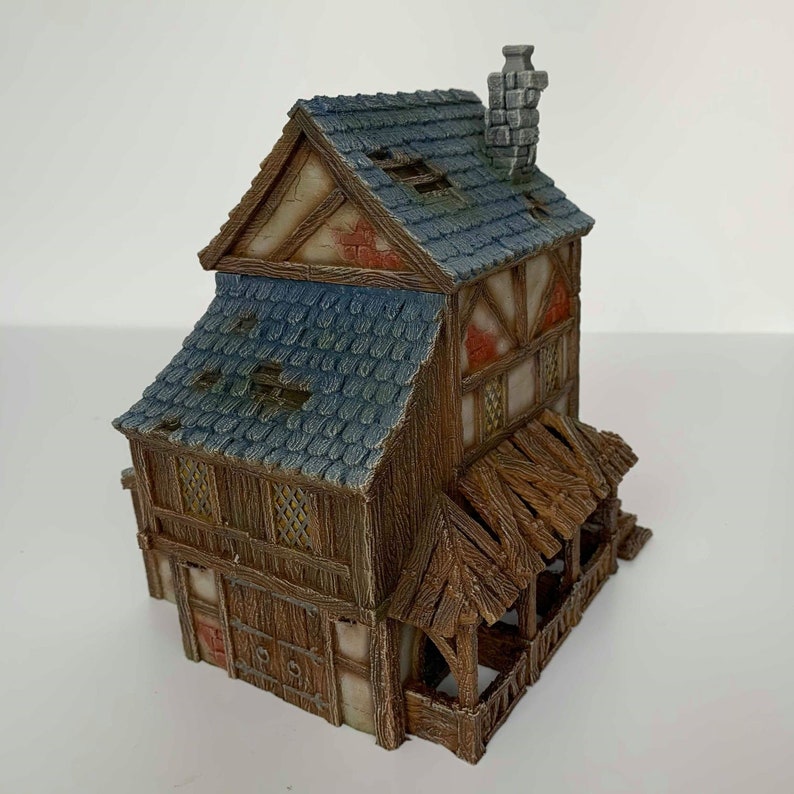 Easefare Carpenter's House Medieval Terrain 3D - Etsy