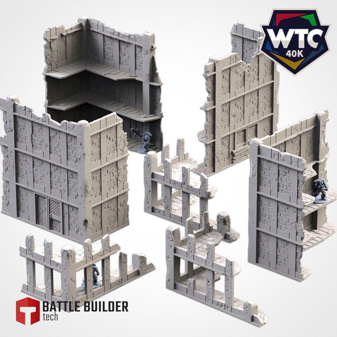 WTC Compliant Large City Ruins - Txarli Factory - Etsy