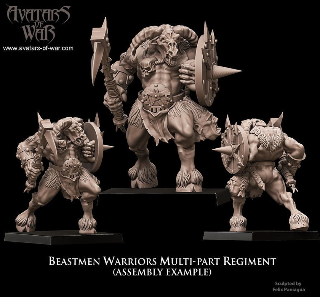 Modular Beastmen Avatars of War - Etsy