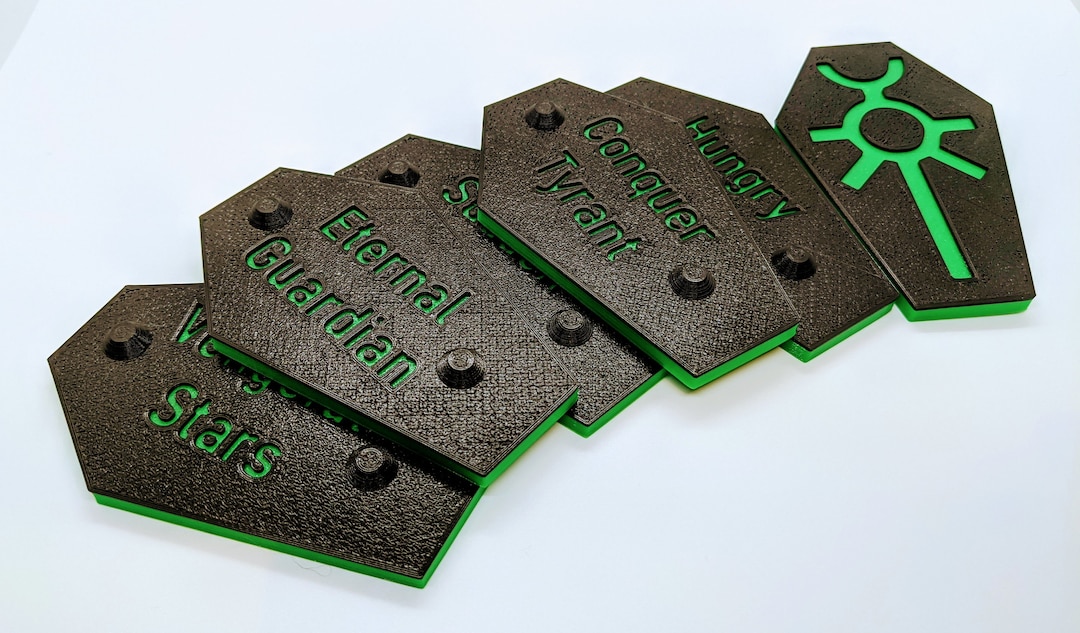 Necron Command Protocol Tokens - Etsy