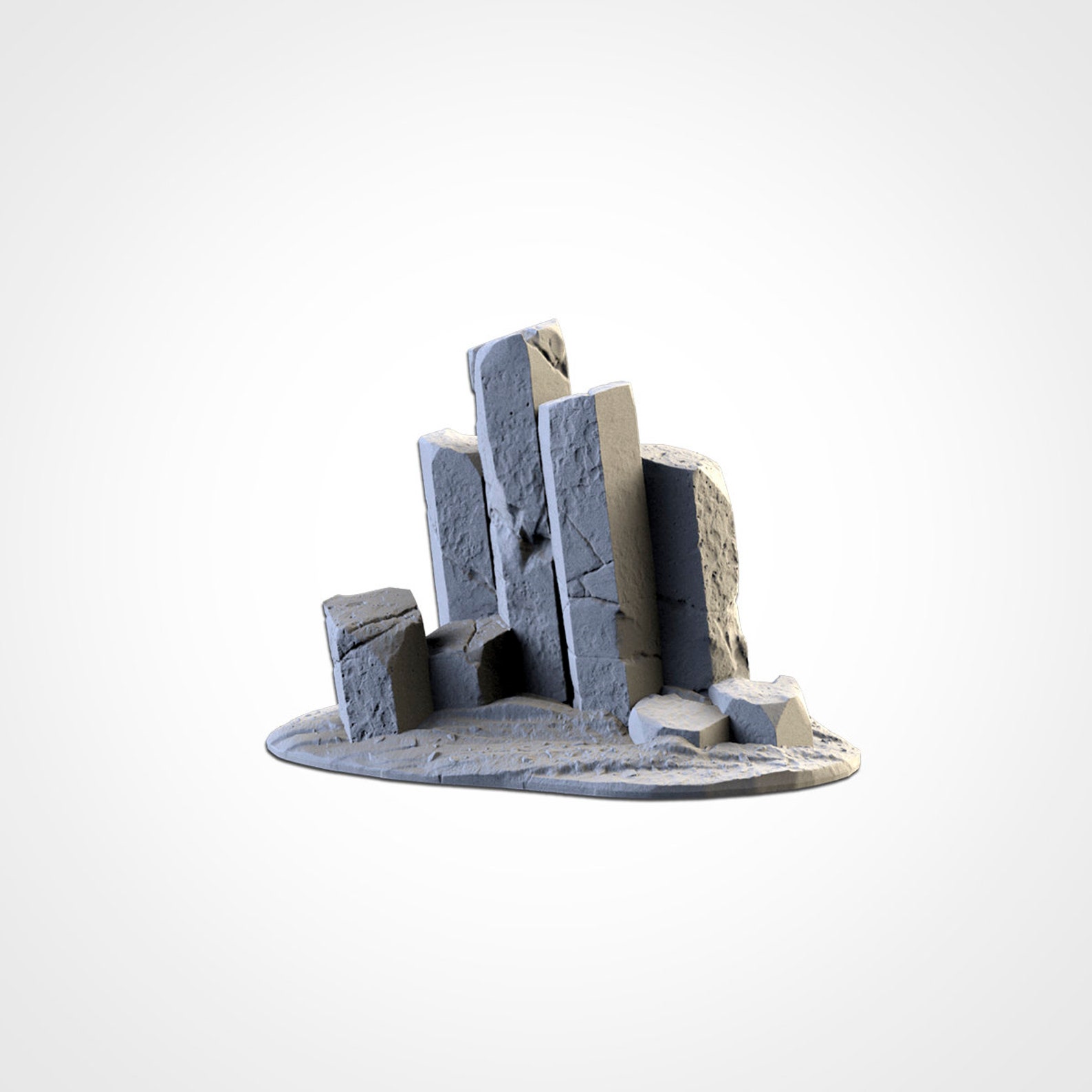 Basalt Outcroppings Scifi Terrain 3D Printed PLA Plastic - Etsy Canada