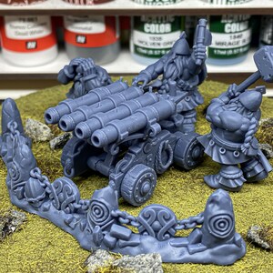 Dwarf Organ Gun Sons of Ymir Highlands Miniatures - Etsy