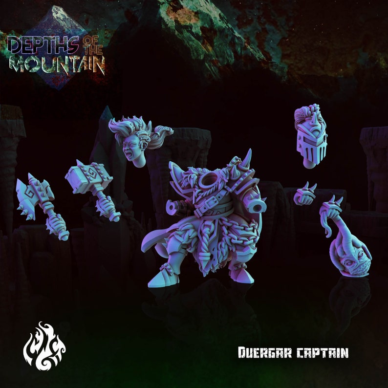 Duergar Captain Depths of the Mountain Crippled God - Etsy