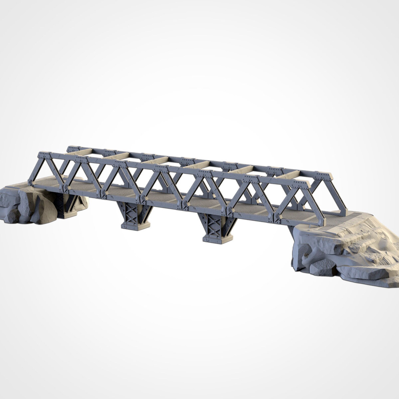 Modular Metal Truss Bridges - Scifi Terrain - 3D Printed PLA Plastic - Etsy