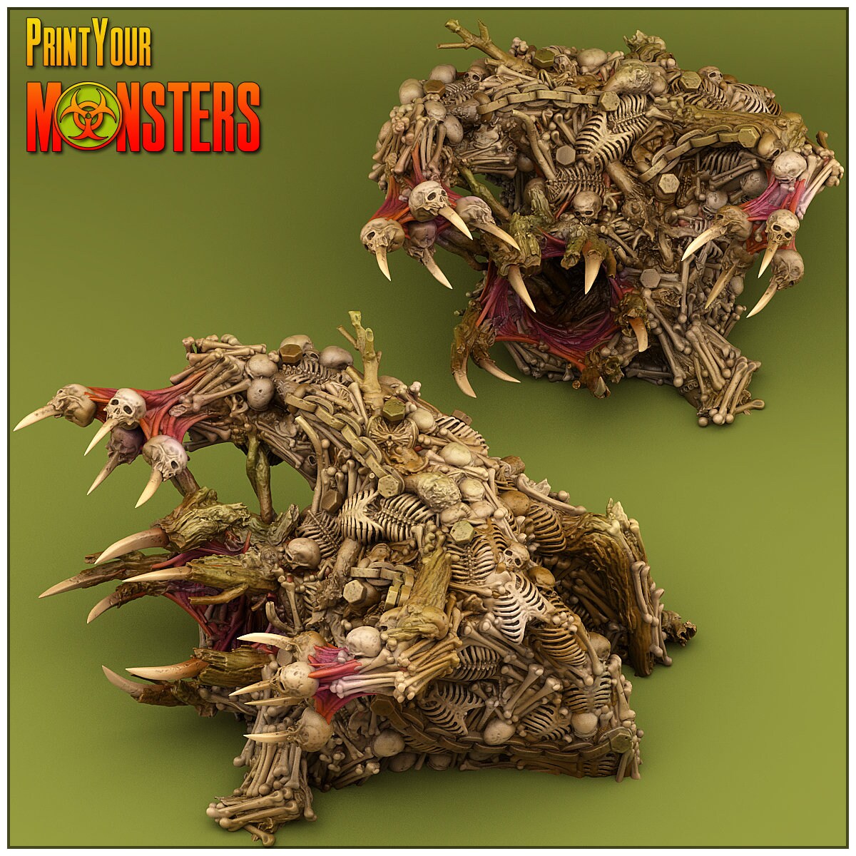 Resin Monster Bone Abomination - Etsy