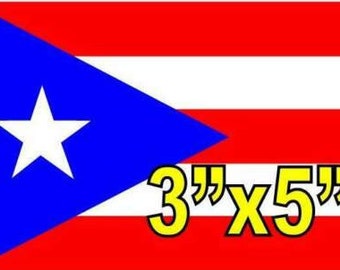 Puerto Rico Flag Vinyl Stickers-decals Calcomania Bandera De - Etsy
