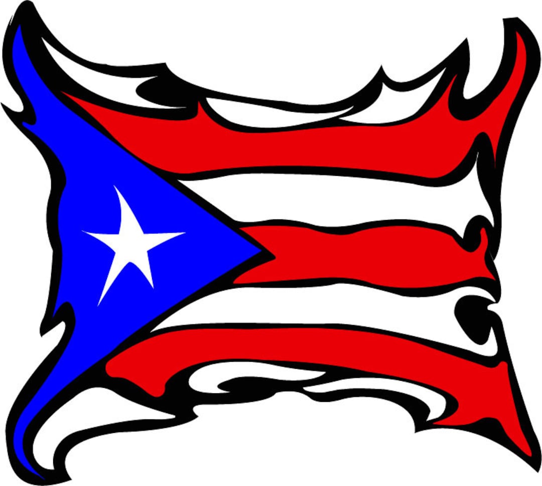 Puerto Rico Flag Vinyl Stickers-decals #27 - Etsy