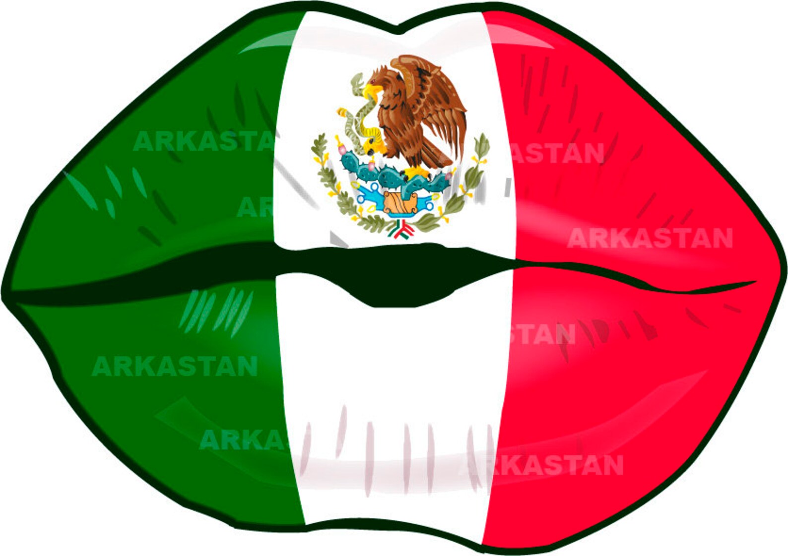 MEXICO Flag Vinyl Stickers-decals LABIOS MEXICANOS - Etsy