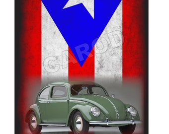 PUERTO RICO FLAG Coqui Taino Sticker Decal Bandera Boricua | Etsy