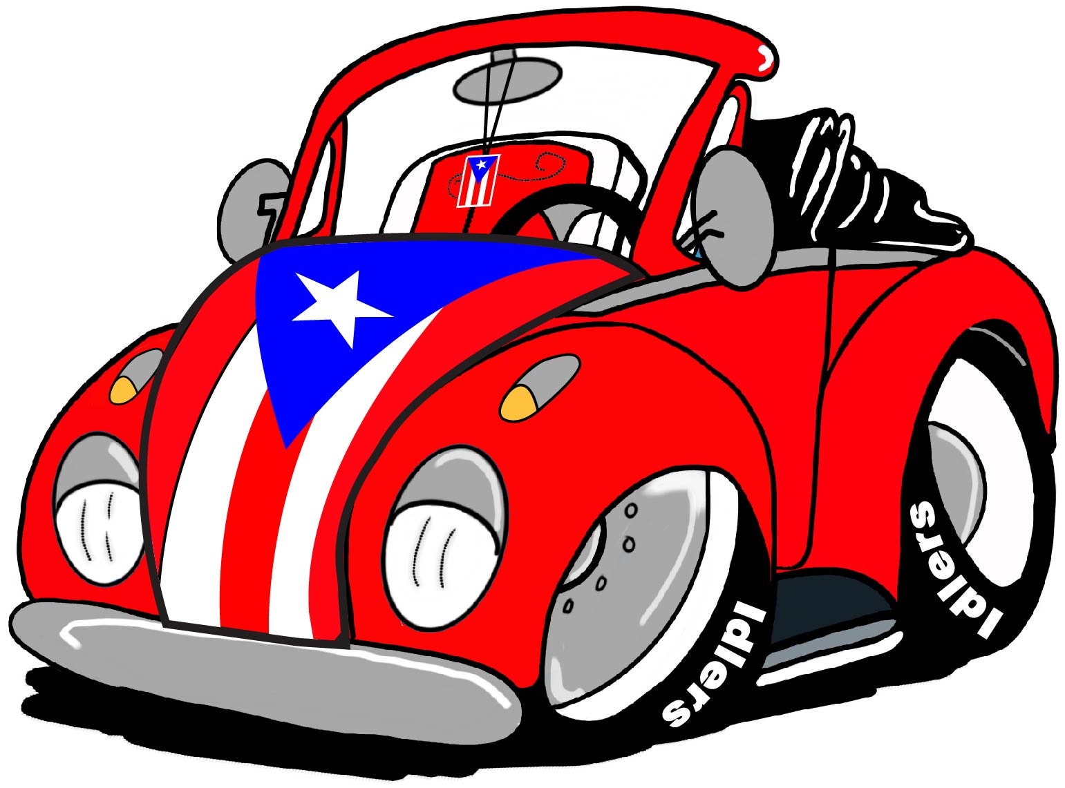Puerto Rico Flag Vinyl Stickers-decals Volky Boricua - Etsy