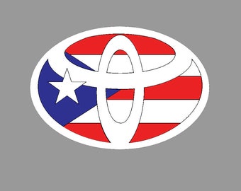 Puerto Rico Flag Vinyl Stickers-decals Chica Boricua - Etsy