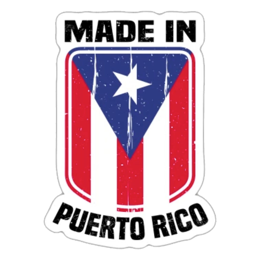 Puerto Rico Flag Vinyl Stickers-decals, Calcomania Bandera De Puerto Rico - Etsy
