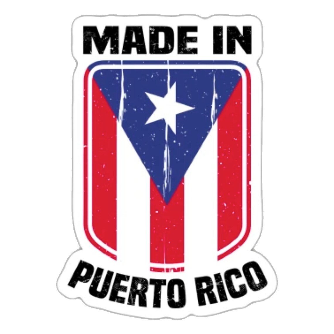 Puerto Rico Flag Vinyl Stickers-decals Calcomania Bandera De - Etsy