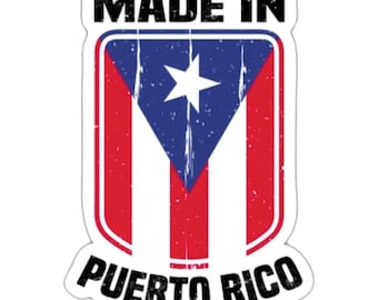 Puerto Rico Flag Vinyl Stickers-decals - Etsy