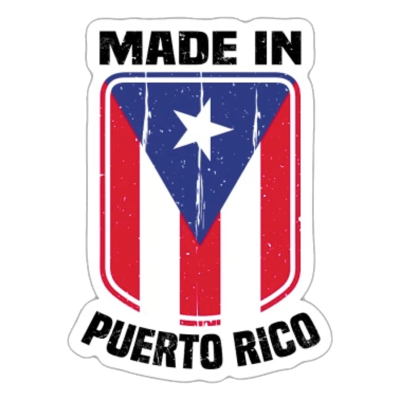 Puerto Rico Flag Vinyl Stickers-decals Calcomania Bandera De - Etsy