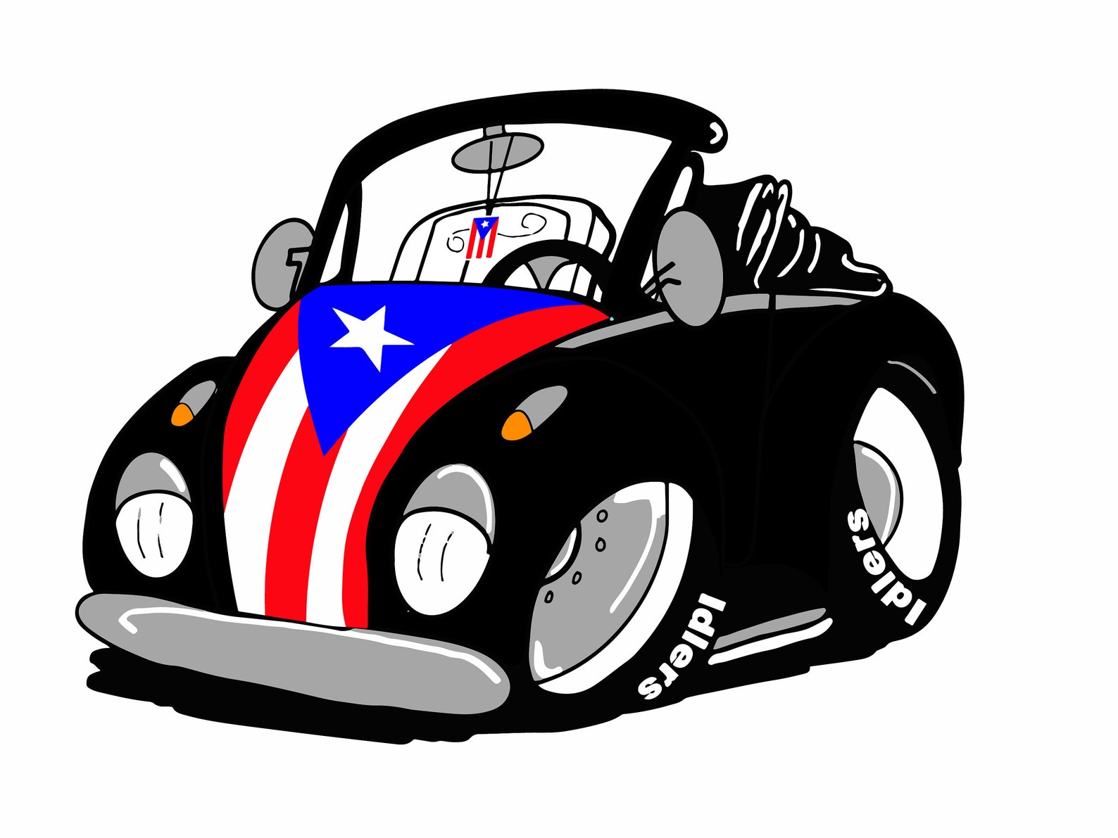 Puerto Rico Flag Vinyl Stickers-decals - Etsy