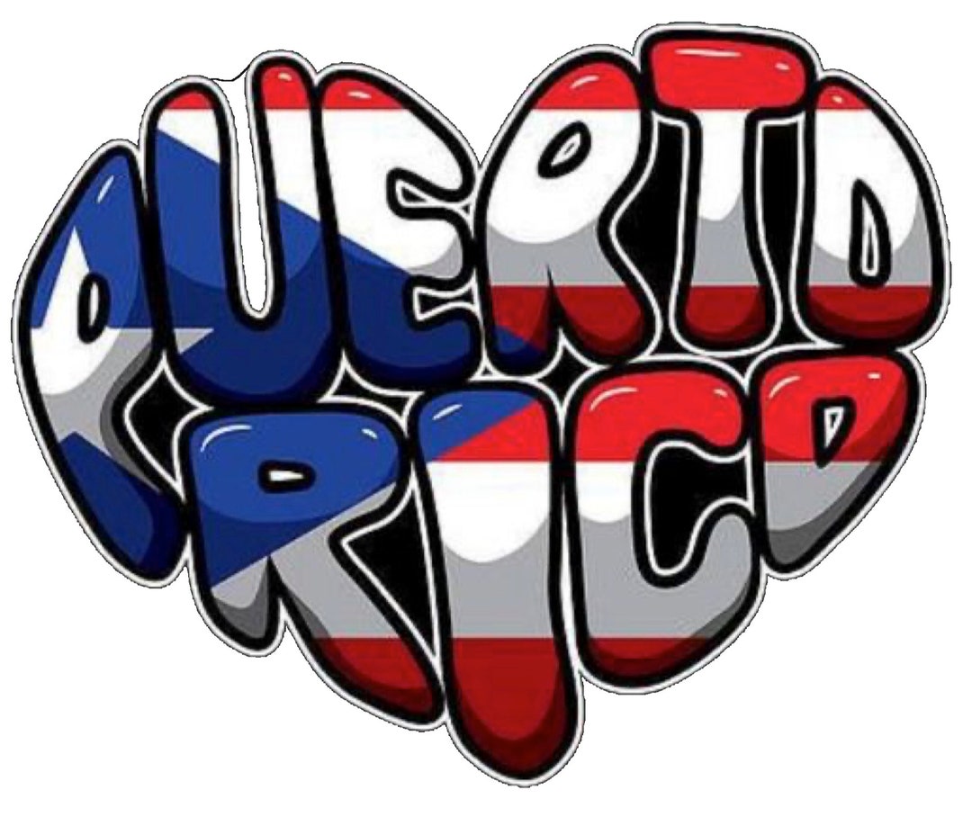 PUERTO RICO FLAG, Sticker Decal, Bandera Boricua, Calcomania - Etsy