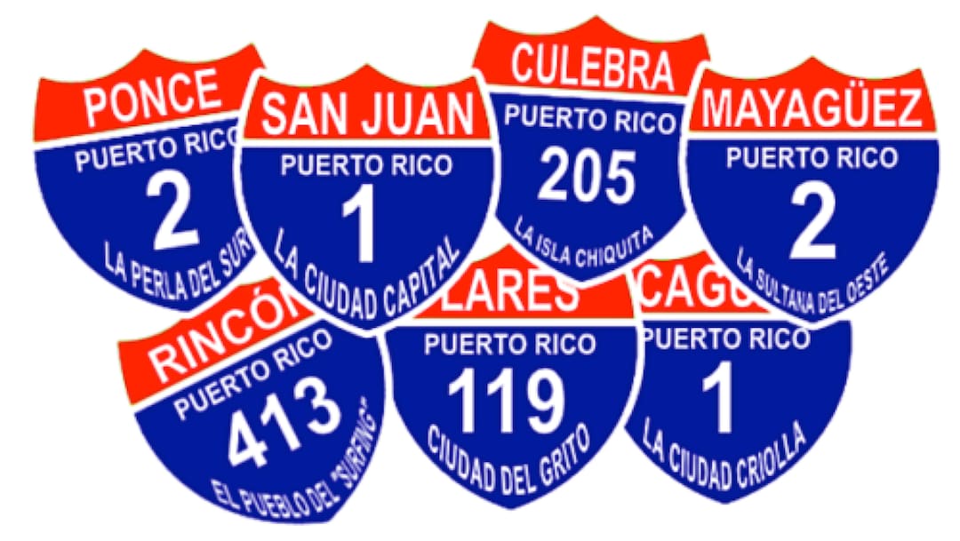 Puerto Rico Flag Vinyl Stickers-decals, Calcomania Bandera De Puerto ...