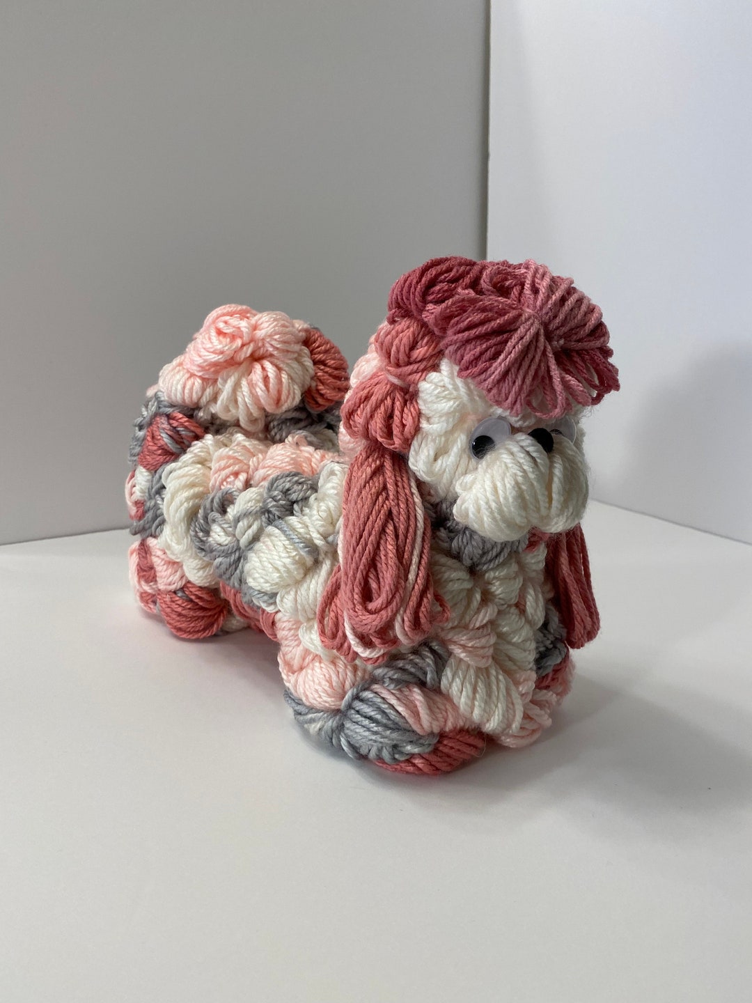 Hello Dog Lovers This Cute Yarn Poodle Made With Perfection - Etsy ...