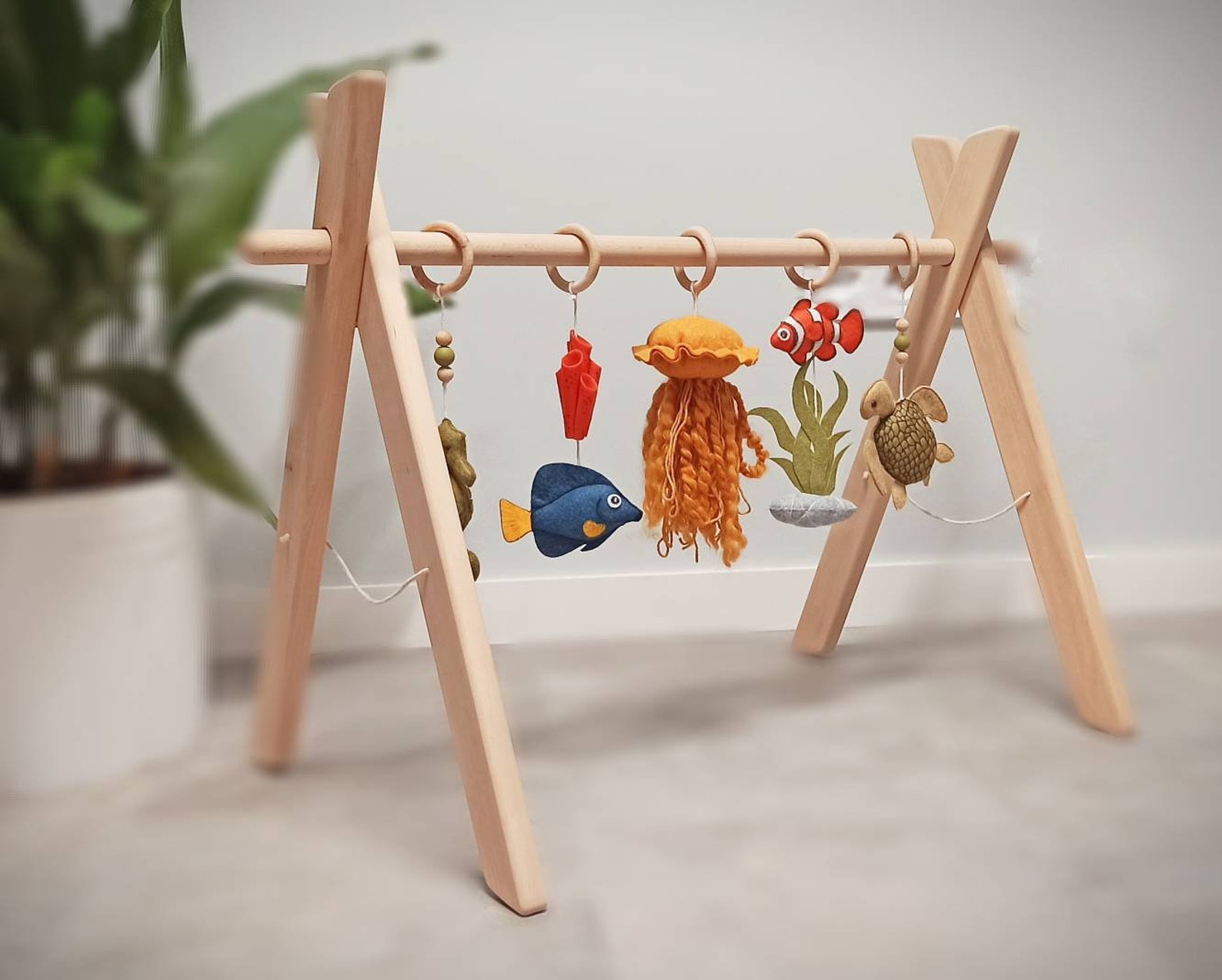 Nautical Baby Play Gym Ocean Baby Mobile Hanging Toys Set | Etsy