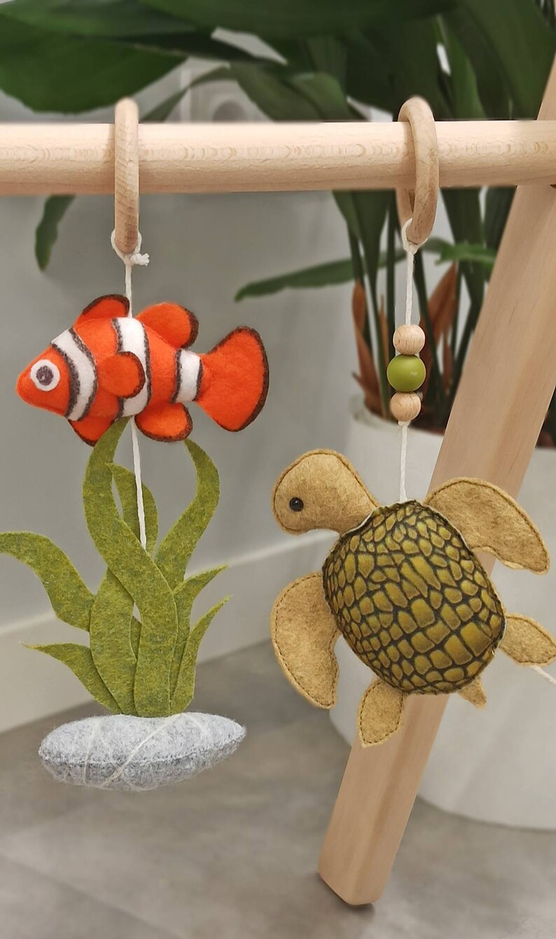 Nautical Baby Play Gym Ocean Baby Mobile Hanging Toys Set | Etsy