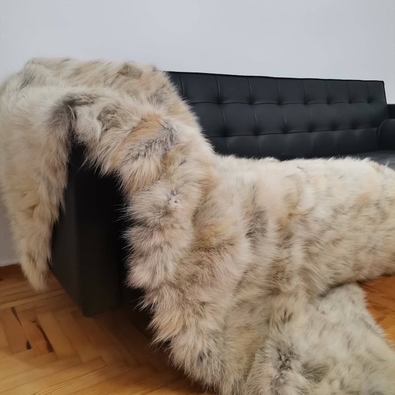 Real Furs Blanket - Etsy