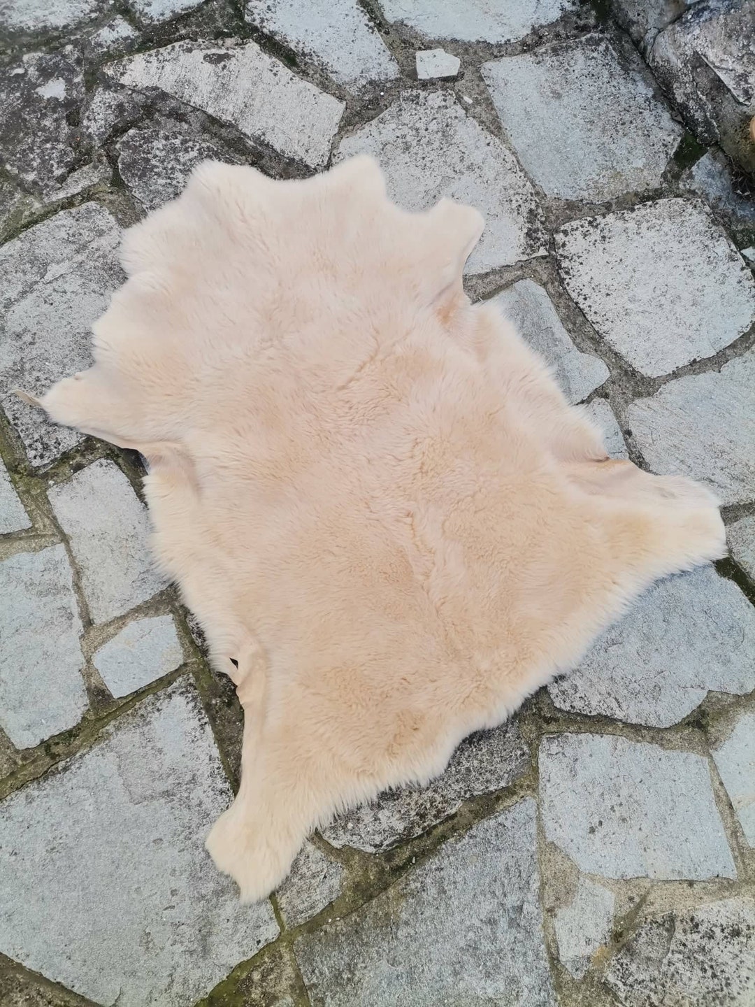 REAL Fur Shearling Skin | Natural Sheepskin Pelt | Material for ...