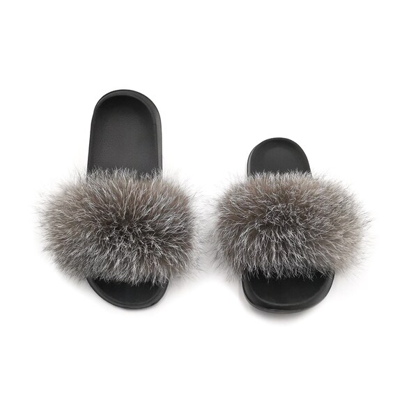 Fluffy Slides - Etsy