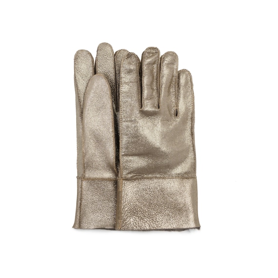 Shearling lined womens gloves store