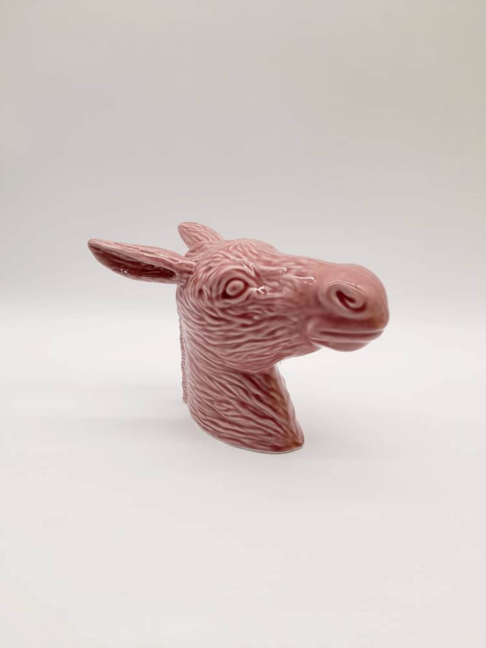 Ceramic Animal Head. CERAMIC Donkey Portuguese Handmade - Etsy