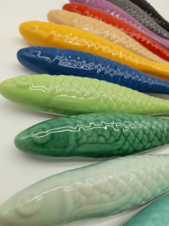 Amazing Ceramic Sardine Vibrant Colors best Seller - Etsy UK