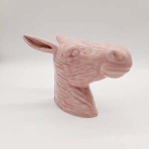 Ceramic Animal Head. CERAMIC Donkey, Portuguese Handmade Animal Head ...