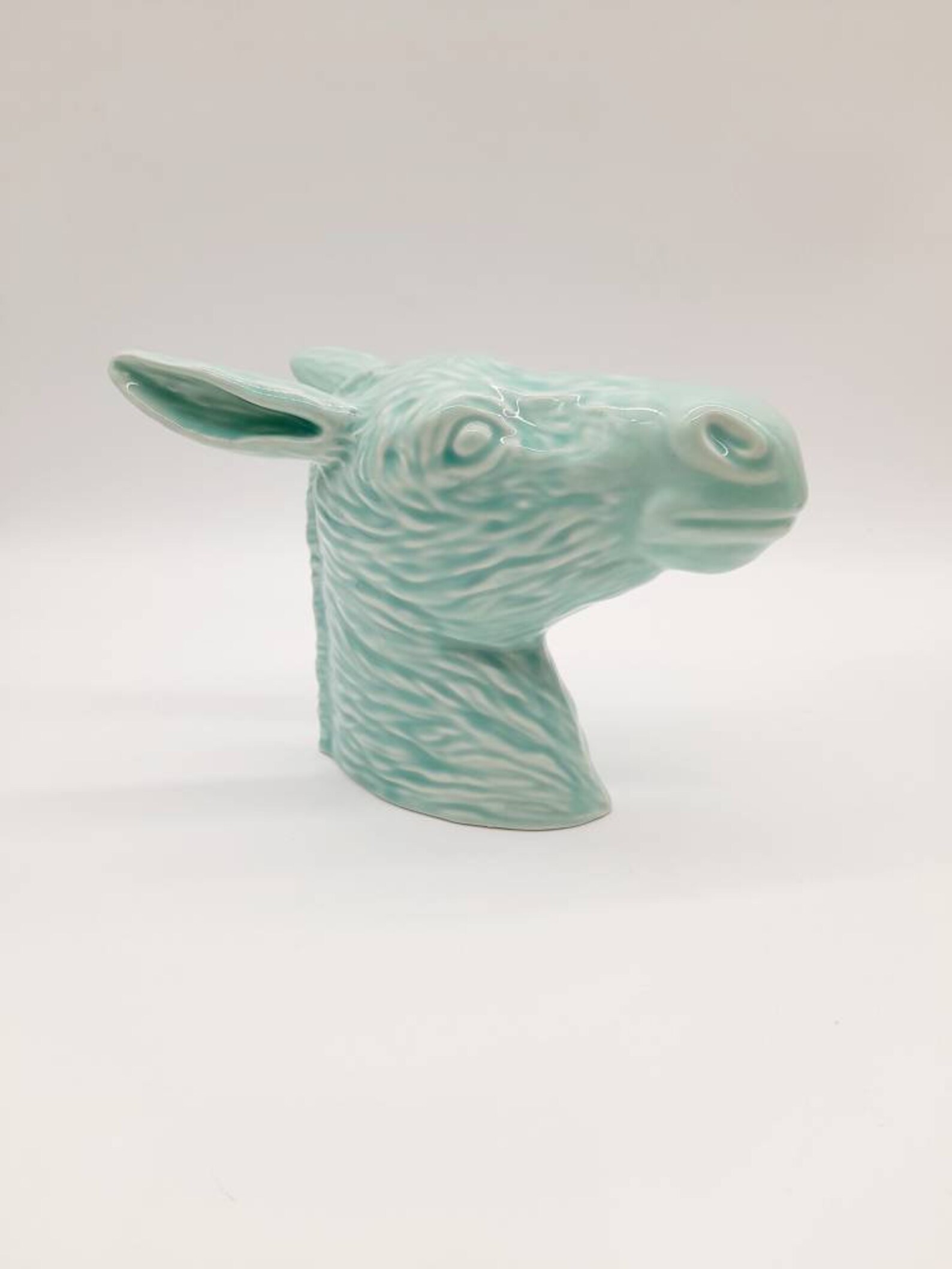 Ceramic Animal Head. CERAMIC Donkey Portuguese Handmade | Etsy