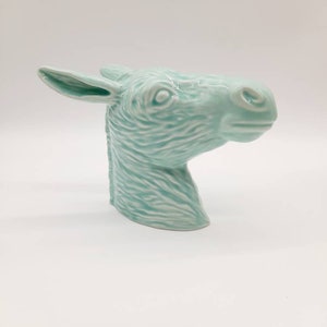 Ceramic Animal Head. CERAMIC Donkey Portuguese Handmade | Etsy