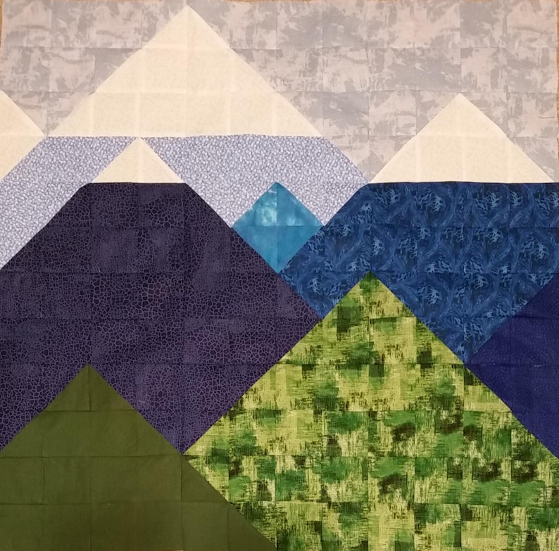 Mountain Forest PDF Quilt Pattern - Etsy