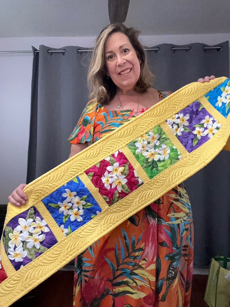 Fun Fabric Table Runner PDF Quilt Pattern - Etsy