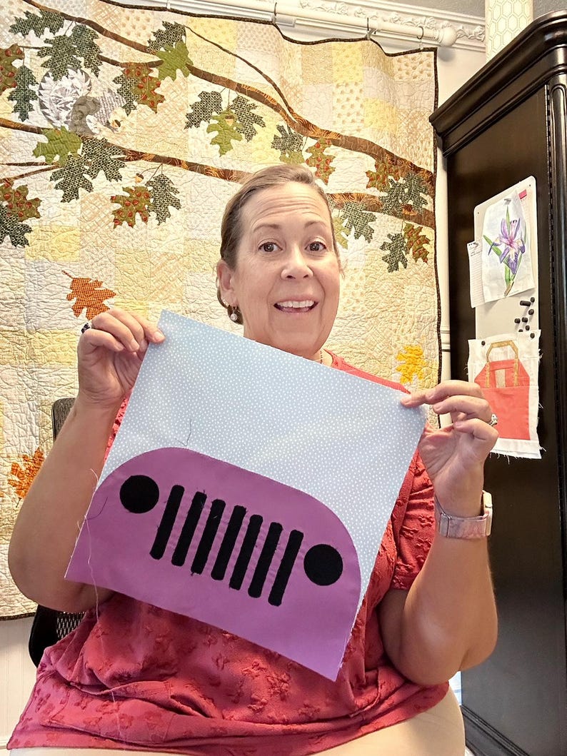 Jeep Quilt Block PDF Pattern - Etsy
