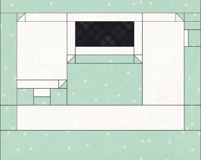 Sewing Machine Paper Pieced Pattern - Etsy Canada