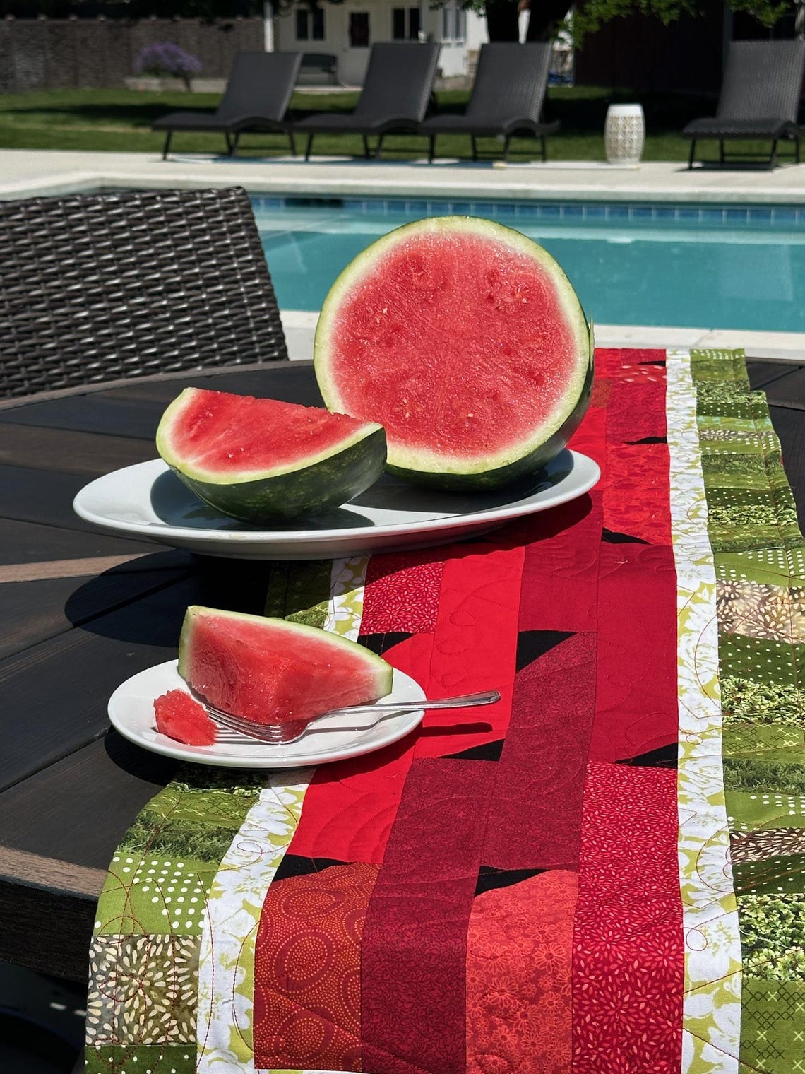Watermelon Table Runner PDF Pattern - Etsy