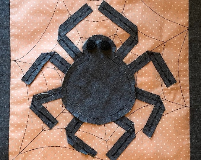 Hairy Spider PDF Quilt Block Pattern - Etsy