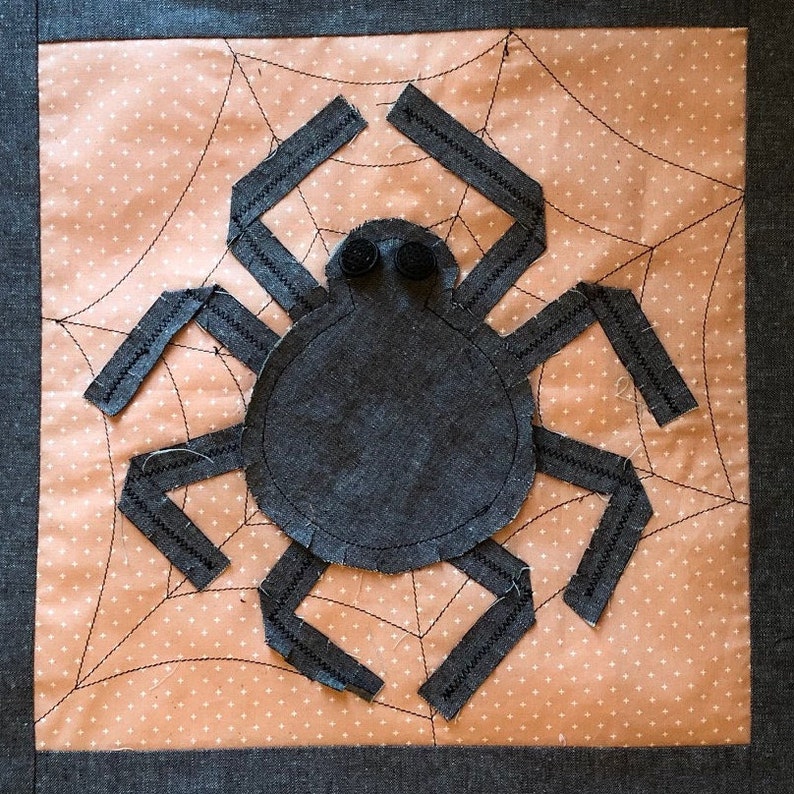 Hairy Spider PDF Quilt Block Pattern - Etsy
