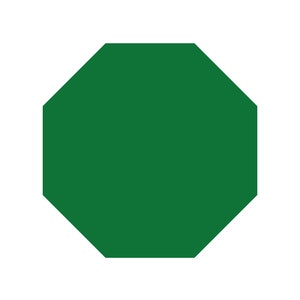 Clear and Colored Acrylic Octagon - Etsy