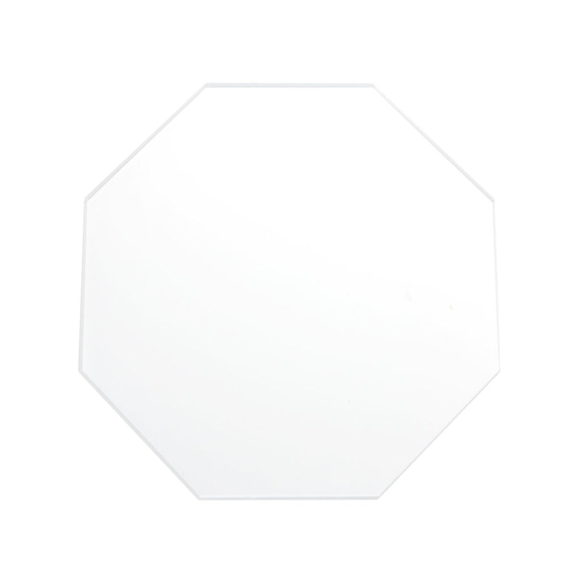 Clear and Colored Acrylic Octagon | Etsy