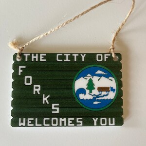 Forks Washington Twilight Ornaments, Magnets & Signs - Etsy
