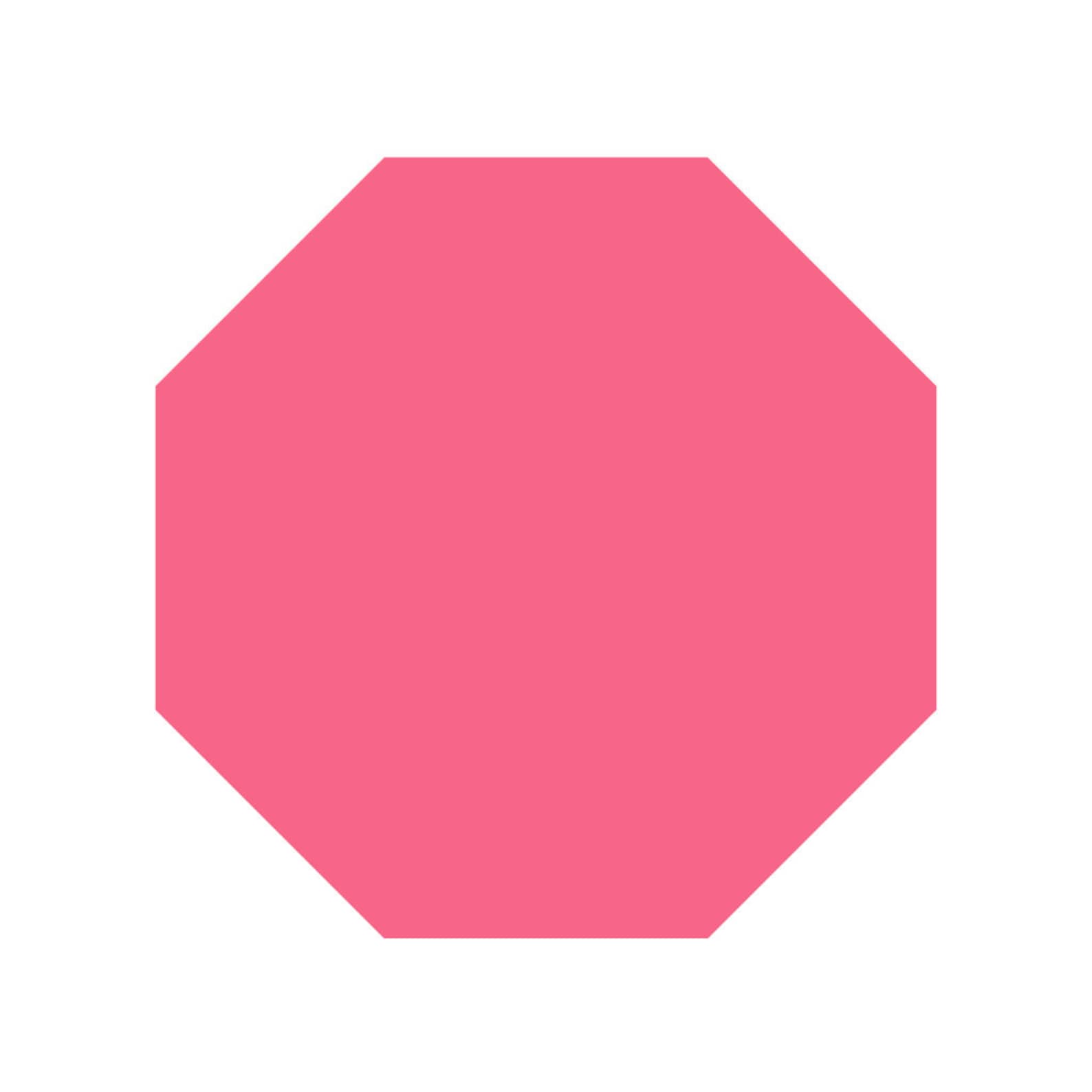 Clear and Colored Acrylic Octagon - Etsy