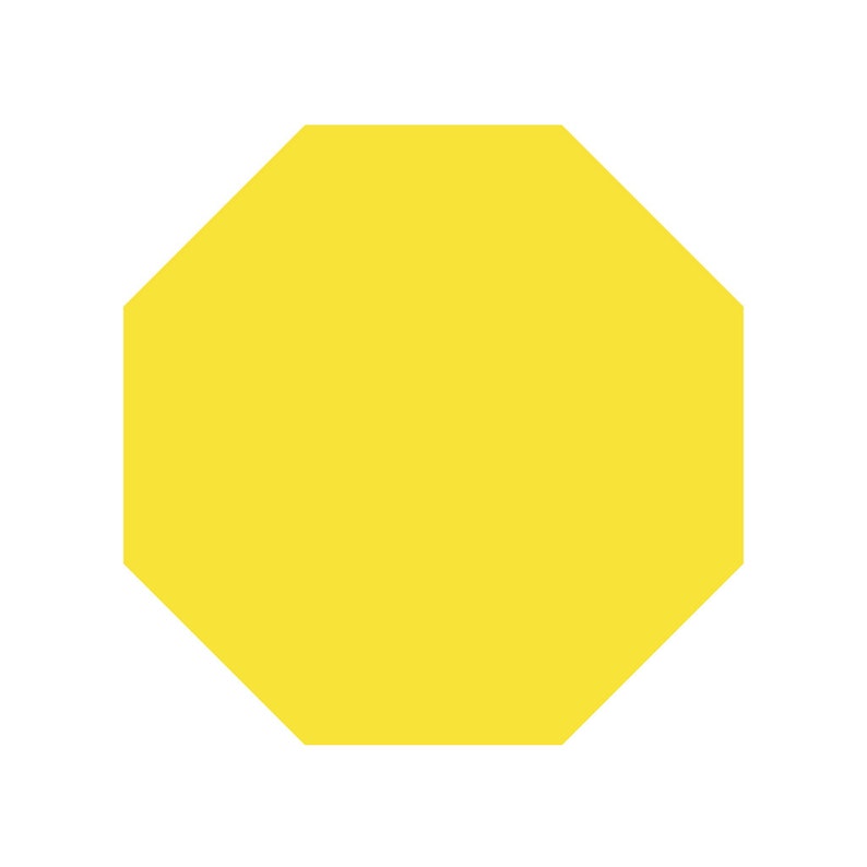 Clear and Colored Acrylic Octagon - Etsy