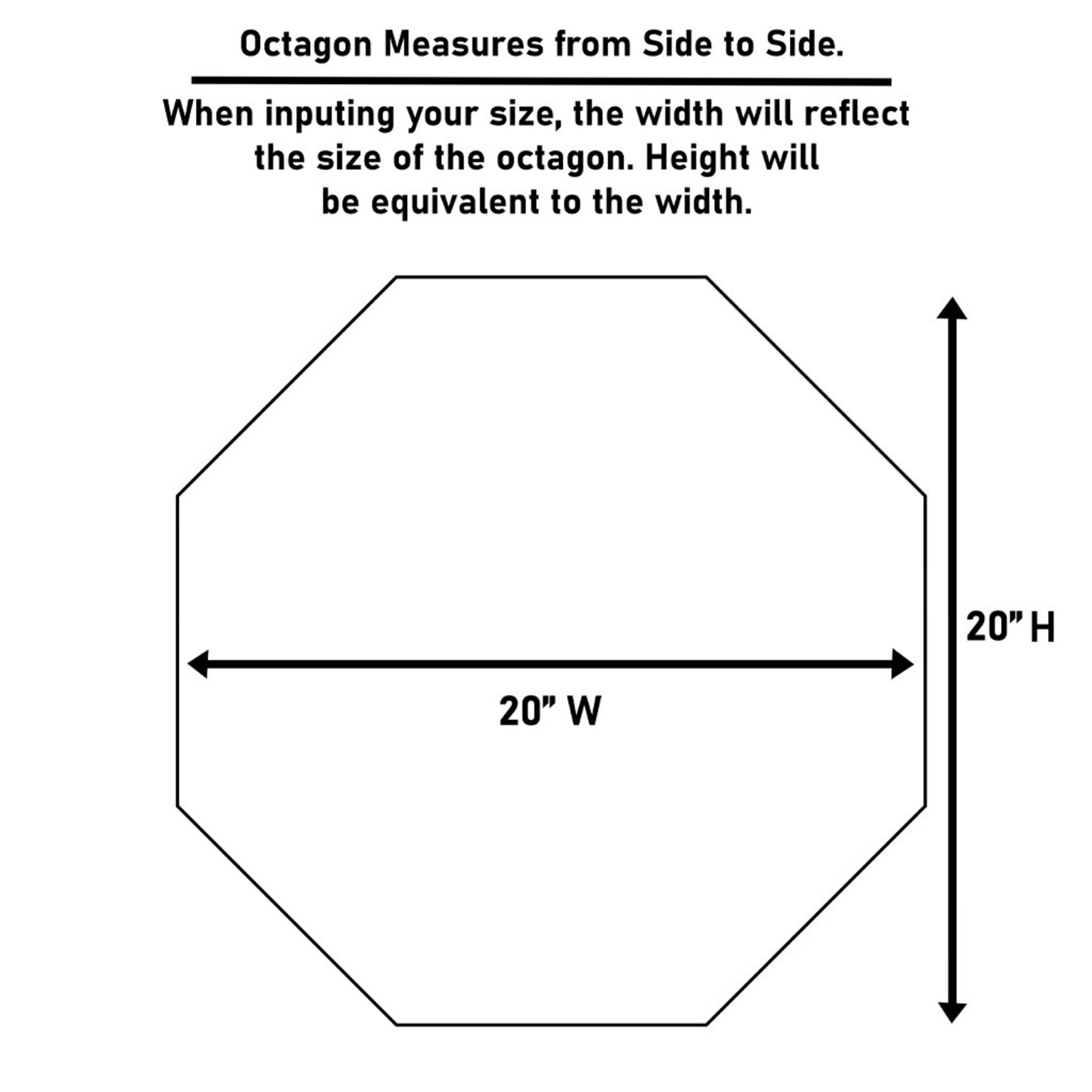 Clear and Colored Acrylic Octagon - Etsy
