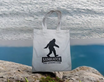 Bigfoot Tote Bag | Sasquatch | Bigfoot Gift | Funny Tote Bag | Outdoors ...
