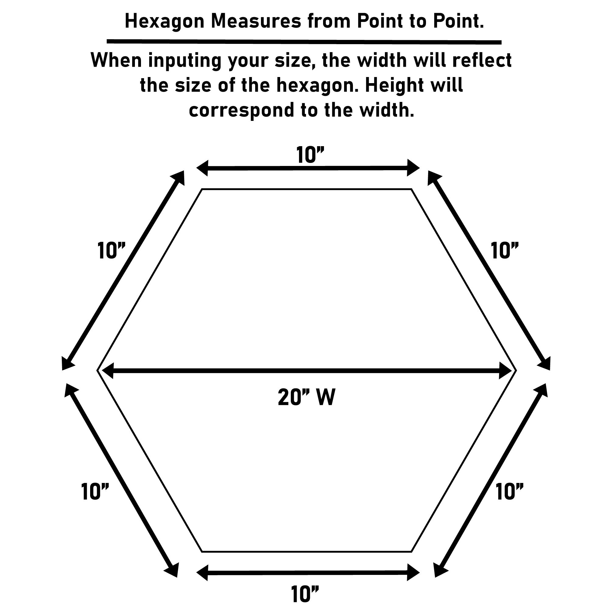 Hexagon Shaped Acrylic Plexiglass in Various Colors 1/8 Inch Thick - Etsy